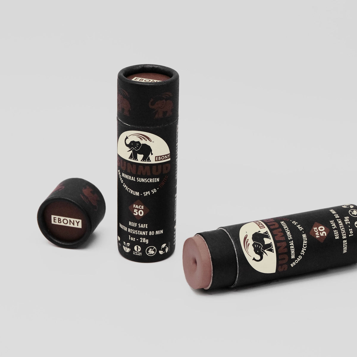SUNMUD SPF 50 TINTED EBONY – DEW MIGHTY