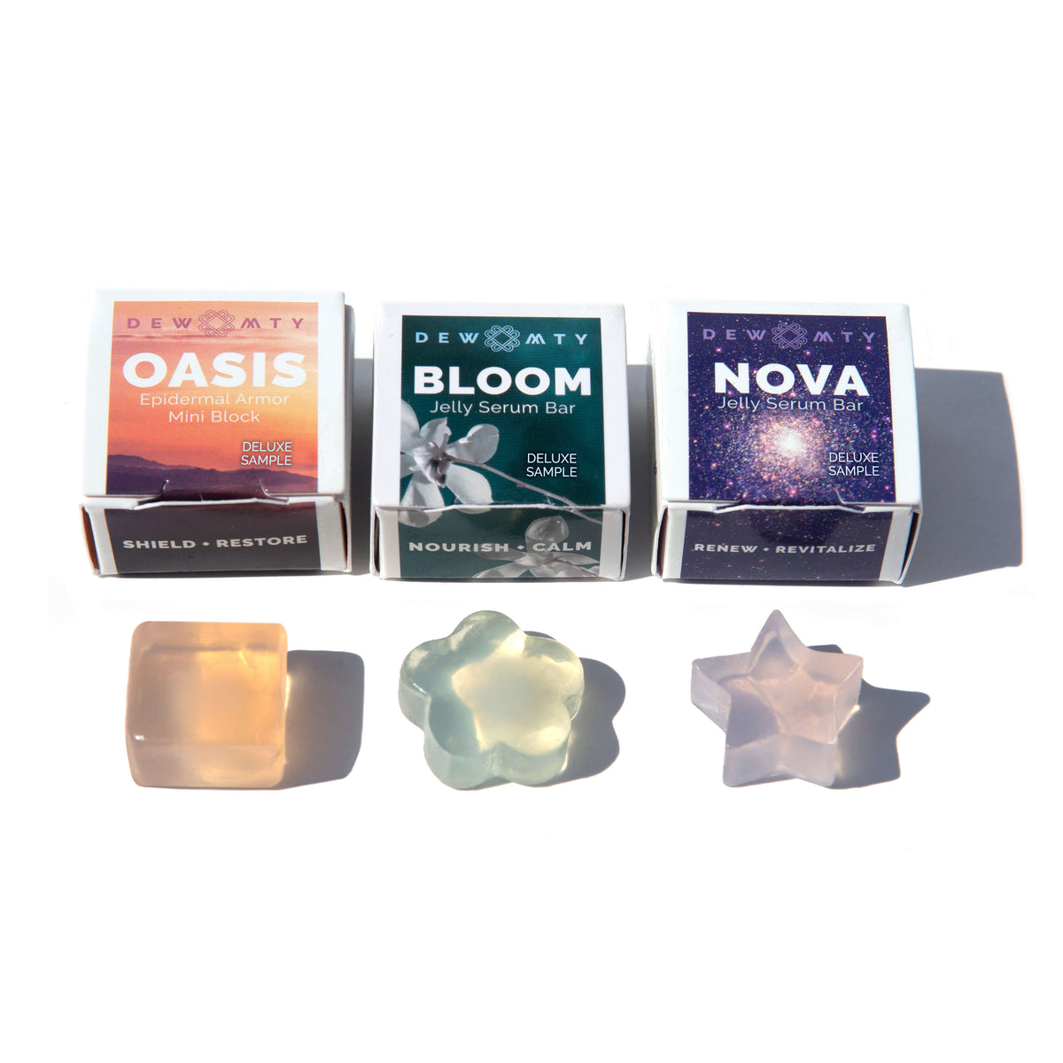 THE TRIO DELUXE SAMPLE BUNDLE: OASIS, BLOOM, & NOVA – DEW MIGHTY